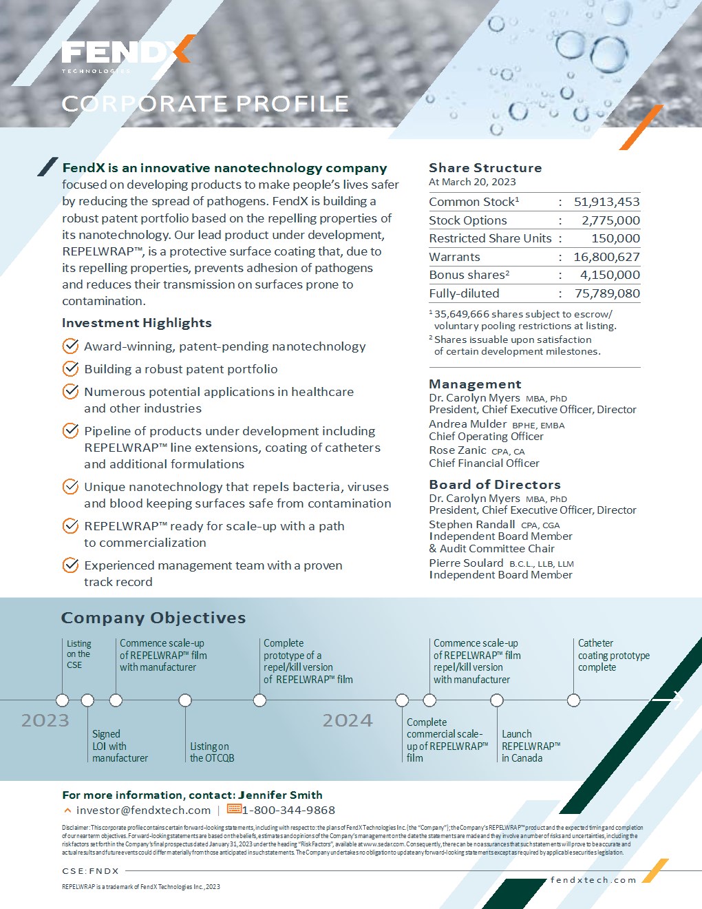 FendX Technologies Inc. (CSE: FNDX): Developing Products to Reduce the ...